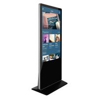 China 42-65 Inch Floor Standing Digital Signage with 1920×1080 Resolution, WiFi Bluetooth USB Connectivity for Indoor Commercial Display for sale