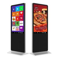 China Floor Standing Digital Signage 42-65 Inch with 1920x1080 Resolution and Bluetooth Connectivity for Indoor Advertising for sale