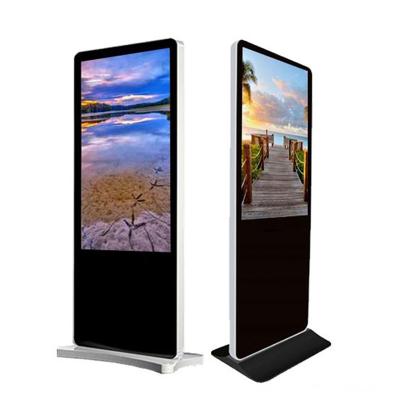 China 42-65 Inch Floor Standing Digital Signage Display with 1920x1080 Resolution and Wi-Fi/Bluetooth Connectivity for sale