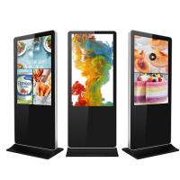 China Customized Indoor Floor Standing Digital Signage with 42-65 Inch Display and 8GB/16GB Storage for sale