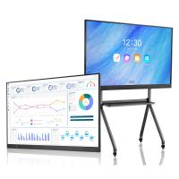 China 55-Inch 4K UHD Interactive Touch Screen Whiteboard with 20-Point IR Touch and Android 13.0 System for sale