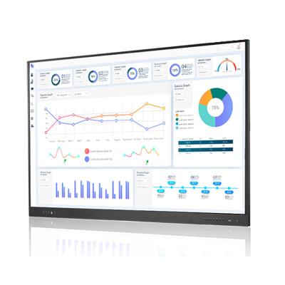 China 55-Inch 4K UHD Interactive Touch Screen Whiteboard with 20-Point IR Touch and Android 13.0 System for sale