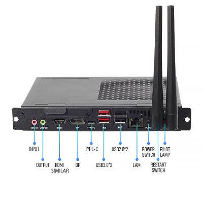 China Single Slot Android OPS PC Module with Intel i7-11600H 16GB RAM 1TB Storage 190x190mm Industrial Grade for sale