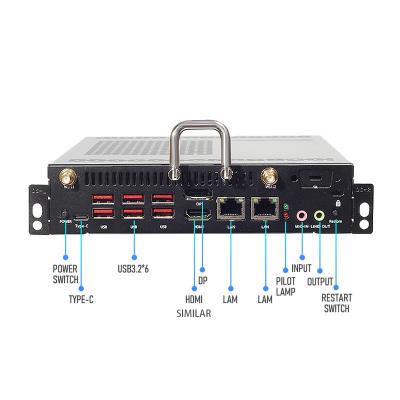 China OPS PC Module Intel Core i3/i5/i7 4GB 128GB SSD 190mm Compact Slot Computer for Digital Signage for sale