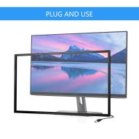 China Professional 86-inch Infrared Touch Screen with 8ms Response Time and DC 5V Operation for Multi-Touch Applications for sale