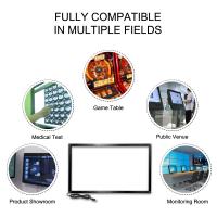 China Professional 86-inch Infrared Touch Screen with 8ms Response Time and DC 5V Operation for Multi-Touch Applications for sale
