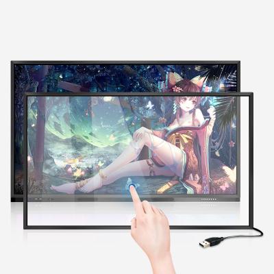 China Infrared Touch Panel with 90% Light Transmission and 8ms Response Time for Interactive Displays for sale