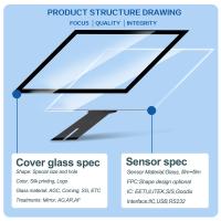 China 15-65 Inch TFT-LCD Capacitive Touch Screen with 10 O'Clock Viewing Angle and 1920×1080 Resolution for sale