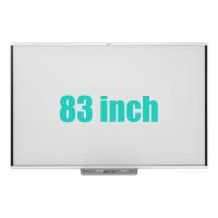 China 83-Inch 4K Smart Interactive Whiteboard with 20-40 Touch Points and 3840x2160 Resolution for Education for sale