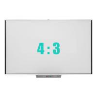 China 83-Inch 4K Smart Interactive Whiteboard with 20-40 Touch Points and 3840x2160 Resolution for Education for sale