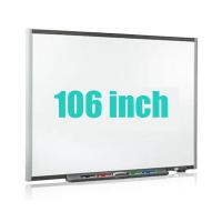 China 106-Inch 4K Interactive Whiteboard with 20-40 Touch Points and Smart Learning Suite for Education and Business Meetings for sale