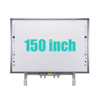 China 150 Inch Smart Interactive Whiteboard with 20-40 Point Touch, Dual Android/Windows 10 Systems for Classroom Teaching for sale
