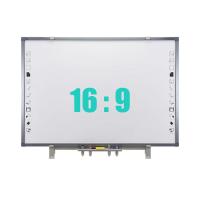 China 150 Inch Smart Interactive Whiteboard with 20-40 Point Touch, Dual Android/Windows 10 Systems for Classroom Teaching for sale