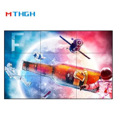 China 46 Inch 3.5mm Bezel LCD Video Wall Display with 500 Nits Brightness and 1920×1080 Resolution for sale