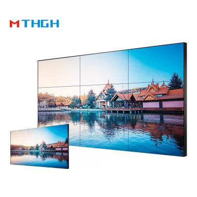 China 46 Inch 3.5mm Bezel LCD Video Wall Display Panel - 500 Nits Brightness, 4K UHD Resolution for Outdoor Advertising for sale