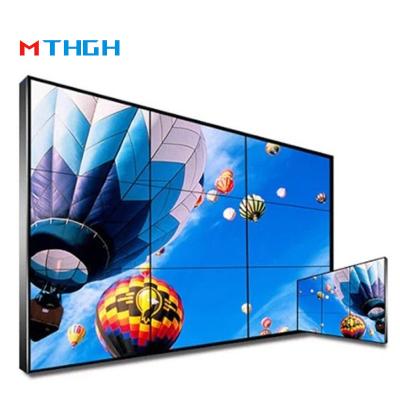 China 65 Inch LCD Video Wall Display with 500 Nits Brightness and 1.8mm Ultra-Narrow Bezel for Commercial Installations for sale