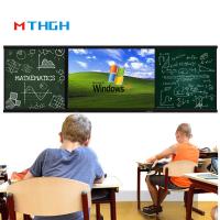 China 75 Inch Smart Nano Blackboard Interactive Panel with 4K Resolution and 350 cd/m² Brightness for Classroom Education for sale