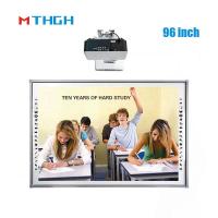 China 96-Inch Portable Interactive Whiteboard with 20-Point Infrared Touch and 3840×2160 Resolution for Conference Rooms for sale