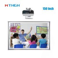 China 150-Inch Interactive Whiteboard with 40-Point Infrared Touch, 32767×32767 Resolution for Classroom and Business Use for sale