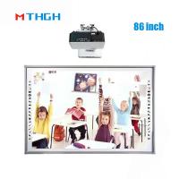 China 86-Inch 32-Point Infrared Interactive Whiteboard with 4K Resolution and Windows 10 for Classroom Teaching for sale