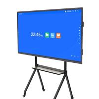 China 98 Inch Instant Response Infrared Interactive Touch Screen Whiteboard With USB/VGA/Wi Fi Connection for sale