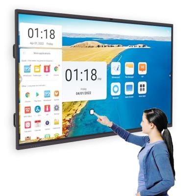 China 110 Inch Infrared Interactive Touch Screen Whiteboard 40 Point Instant Response for sale