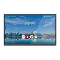 China 65 Inch Black Frame Interactive Touch Screen Whiteboard With 1x10W Speakers for sale