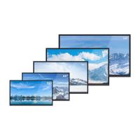 China 65 Inch Black Frame Interactive Touch Screen Whiteboard With 1x10W Speakers for sale