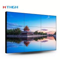 China 55 Inch LCD Splicing Screen with 500cd/m² Brightness and 3.5mm Seams for Video Wall Applications for sale