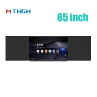 China 65 Inch Smart Digital Blackboard with 3840*2160 Resolution and 20 Touch Points for Interactive Classroom Teaching for sale