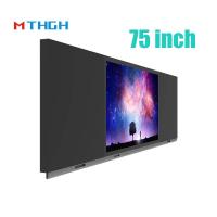 China 75 Inch Interactive Touch Screen Display Smart Blackboard with 500cd/㎡ Brightness and 3840*2160 Resolution for sale