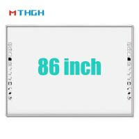China 86-inch 4K UHD Smart Interactive Whiteboard with Wi-Fi, Bluetooth & USB Connectivity for Education and Business for sale
