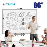 China 86-inch 4K UHD Smart Interactive Whiteboard with Wi-Fi, Bluetooth & USB Connectivity for Education and Business for sale
