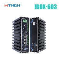 China IBOX-603 Plus Industrial Mini PC with Intel Core i5 6200U 2.8GHz, 16GB DDR4 RAM, 5x LAN with PoE Support for sale