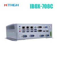 China IBOX-708C Fanless Industrial Mini PC with 8GB DDR4 and Intel Core i7 6700T Processor - 210x240x83.5mm Compact Design for sale