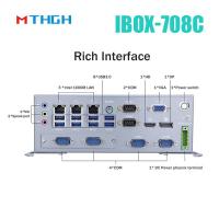 China IBOX-708C Fanless Industrial Mini PC with 8GB DDR4 and Intel Core i7 6700T Processor - 210x240x83.5mm Compact Design for sale