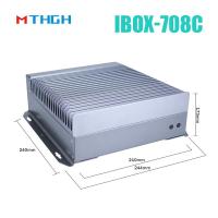 China IBOX-708C Fanless Industrial Mini PC with 8GB DDR4 and Intel Core i7 6700T Processor - 210x240x83.5mm Compact Design for sale