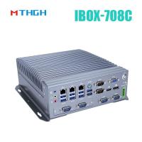 China IBOX-708C Industrial Mini PC with Intel i3-6100T Quad-Core 8GB DDR4 185×179×40mm Fanless Design for sale