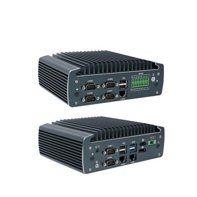 China IBOX-1226 J6412 Industrial Fanless Mini PC with 32GB RAM, 12V DC Input and Intel Quad-Core Processor for Harsh Environments for sale