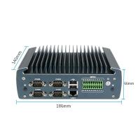 China IBOX-1226 J6412 Industrial Fanless Mini PC with 32GB RAM, 12V DC Input and Intel Quad-Core Processor for Harsh Environments for sale