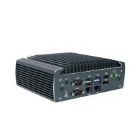 China IBOX-1226 J6412 Industrial Fanless Mini PC with 32GB RAM, 12V DC Input and Intel Quad-Core Processor for Harsh Environments for sale