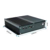 China IBOX-1326 Quad Core N100 Industrial Mini PC with 2×Intel I211-AT LAN, 8GB RAM, Dual HDMI Display for sale