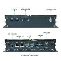 China IBOX-1326 Quad Core N100 Industrial Mini PC with 2×Intel I211-AT LAN, 8GB RAM, Dual HDMI Display for sale