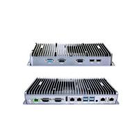 China IBOX-3046 Fanless Industrial Mini PC with Intel 10110U Processor, DC 9V-36V Wide Voltage Input, 4×Gigabit LAN Ports for sale