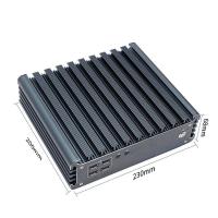 China IBOX-3226 Fanless Industrial Mini PC with Intel Alder Lake Processors, 4 HDMI Ports, and -20℃ to +60℃ Operating Range for sale