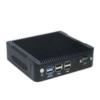 China Nano-N5 Plus Industrial Mini PC with Quad Core J3710, Fanless Design, and Compact 134x126x38.5mm Size for sale