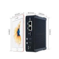 China Nano-N5 Plus Industrial Mini PC with Quad Core J3710, Fanless Design, and Compact 134x126x38.5mm Size for sale
