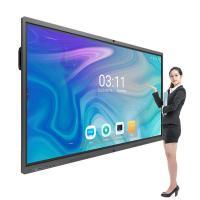 China 110 Inch Conference Classroom All-In-One Touch Screen Whiteboard 350cd/M2 Brightness for sale