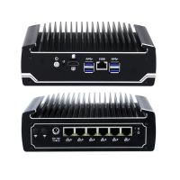 China IBOX-501 N18 Fanless Industrial Mini PC Quad Core with 32 GB RAM and MSATA Slot for sale