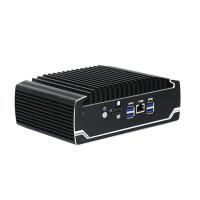 China IBOX-501 N18 Fanless Industrial Mini PC Quad Core with 32 GB RAM and MSATA Slot for sale